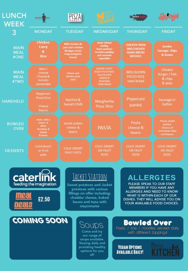 School Meals – Sweyne Park School